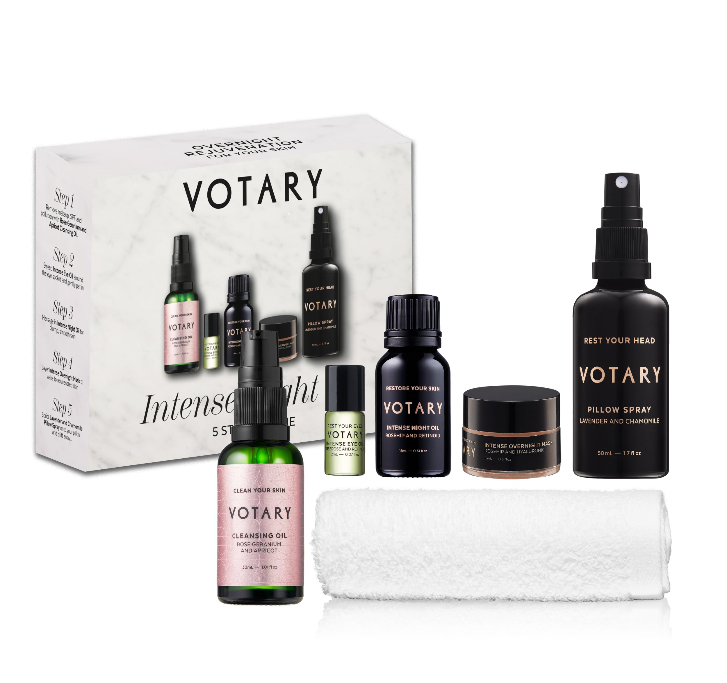 Discover The Intense Night Kit | Votary Luxury Skincare - VOTARY